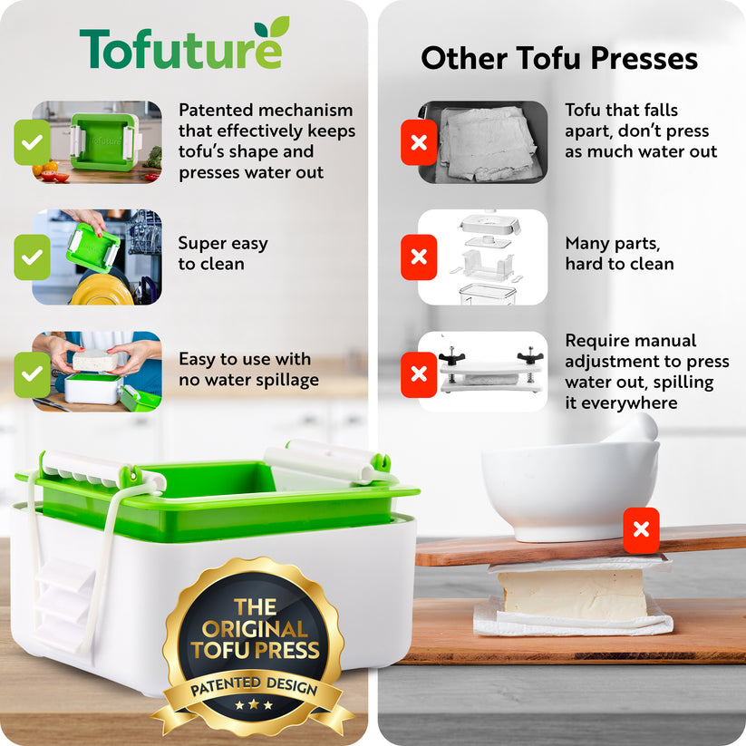Tofuture Tofu Press | Best Tofu Press for Easy, Mess-Free Tofu at Home ...